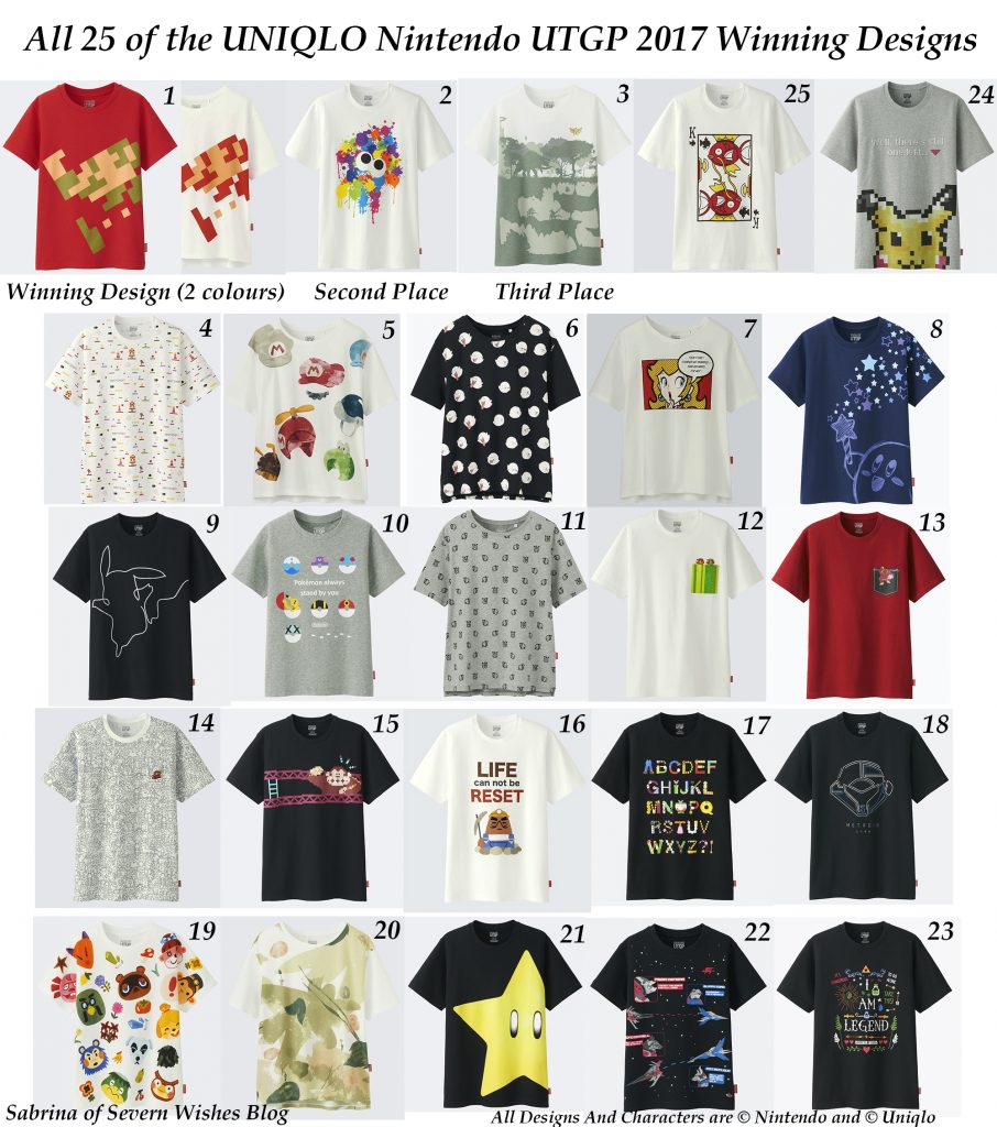A Uniqlo Store T-Shirt Haul – Featuring Designs from the UTGP 2017 in ...